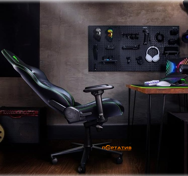 Кресло для геймеров Razer Enki Green (RZ38-03720100-R3G1) купить в ...